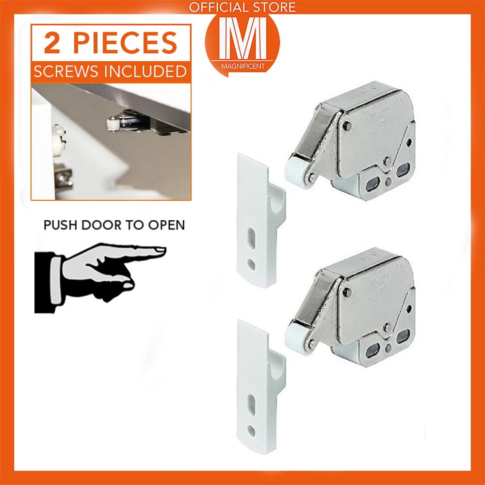 Mini Touch Latch Automatic Spring Catch (2 Pieces) | Shopee Philippines