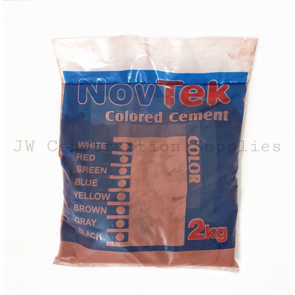 NOVTEK Red Cement 2kg | Shopee Philippines