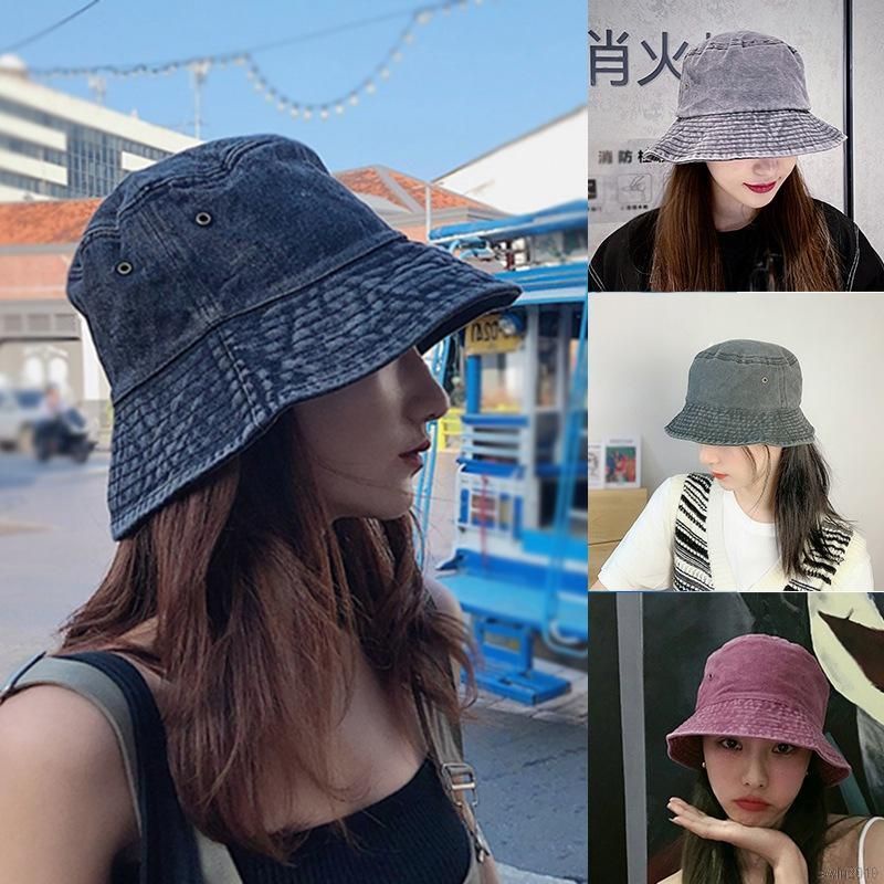 Hp caps plain Bucket Hat Summer Unisex Sun Protection | Shopee Philippines