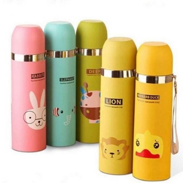 New Thermos Animal Thermos Model (there Is A Close & Rope) | Shopee ...