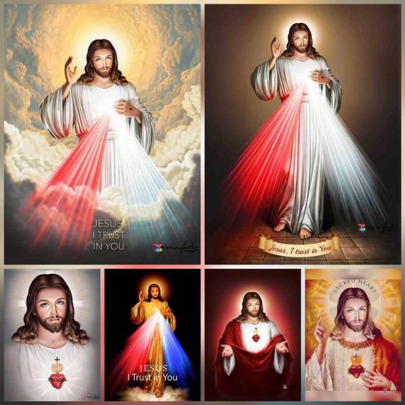 Scripture (A4 Size Laminated) JESUS CHRIST GOD Bible Home Wall Decor A4 ...