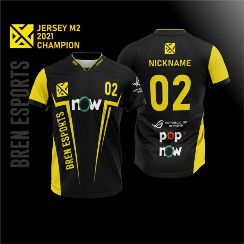 Bren Esports Jersey 2024 BREN ESPORT JERSEY B M2 CHAMPIONSHIP | Shopee ...