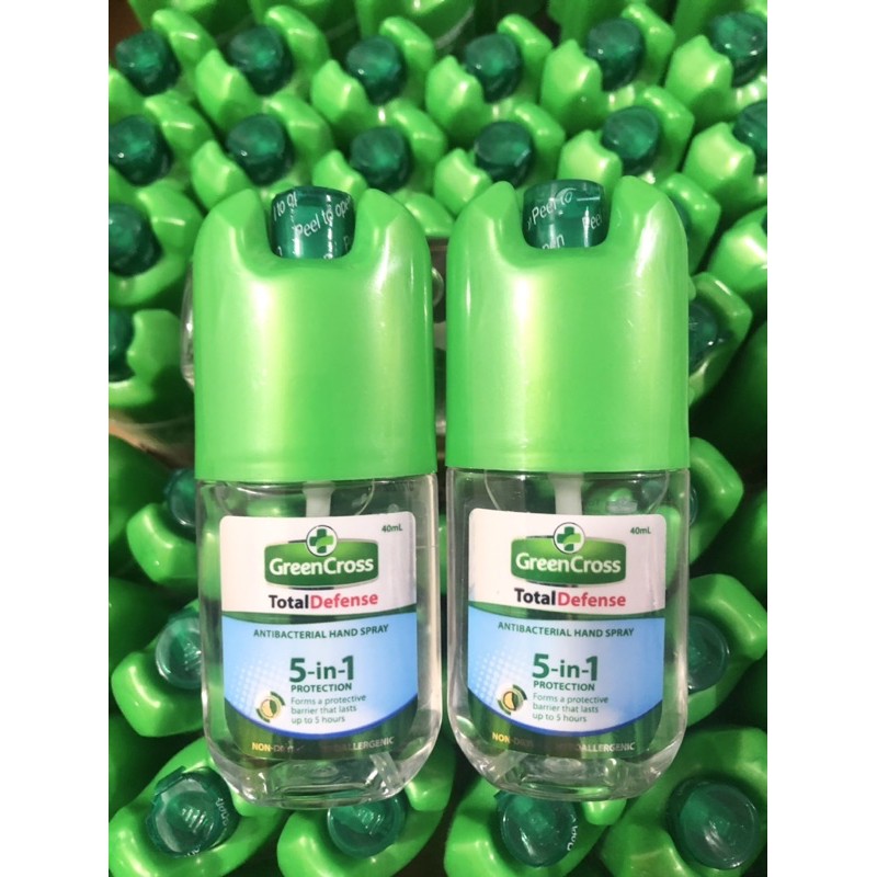 Green Cross Alcohol Antibacterial Hand Spray (40ML) | Shopee Philippines