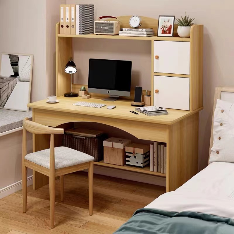 Desktop Computer Desk Student Table Home Study Desk with Drawer ...
