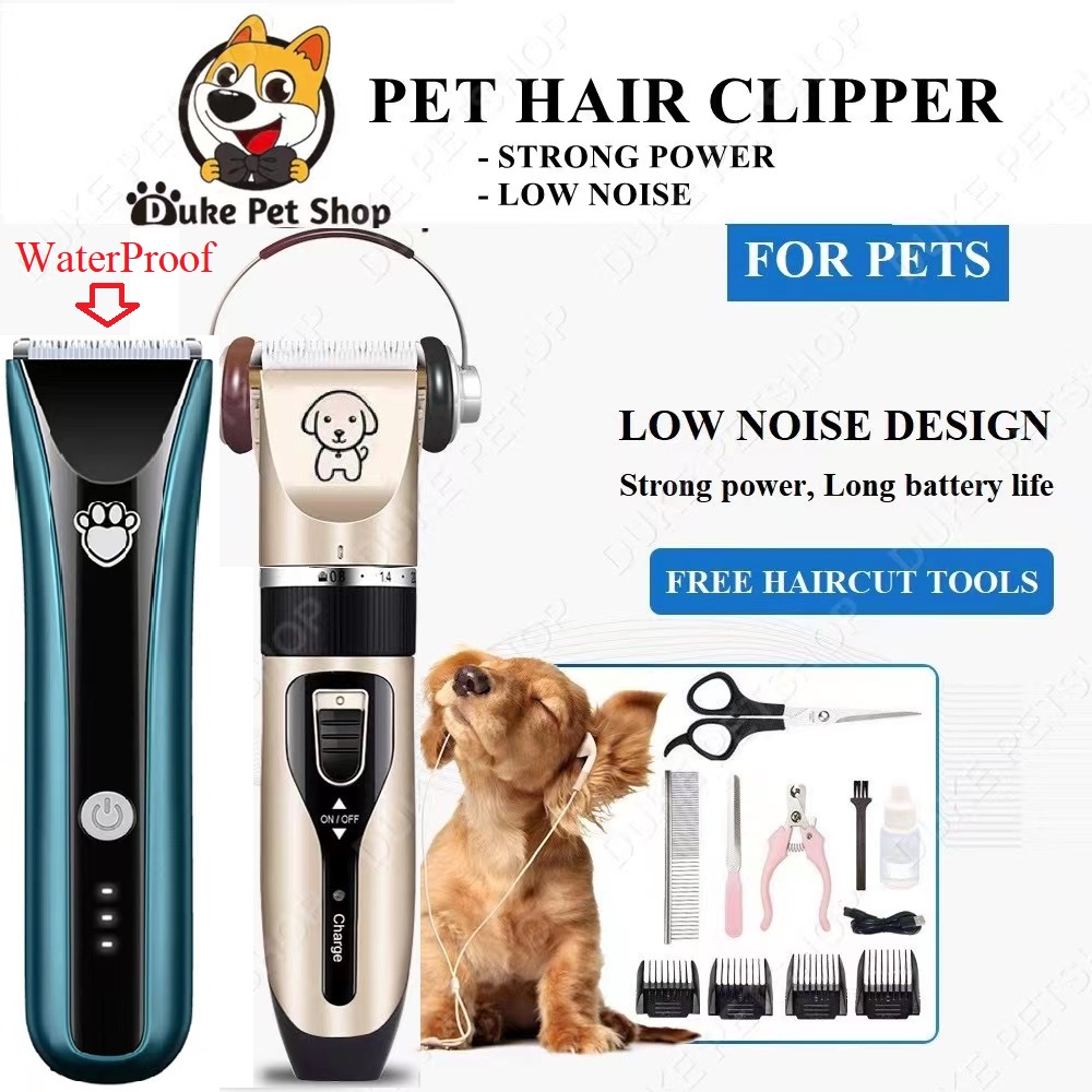 Pet Rechargeable Razor Cat Dog Hair Trimmer Clipper | Shopee Philippines