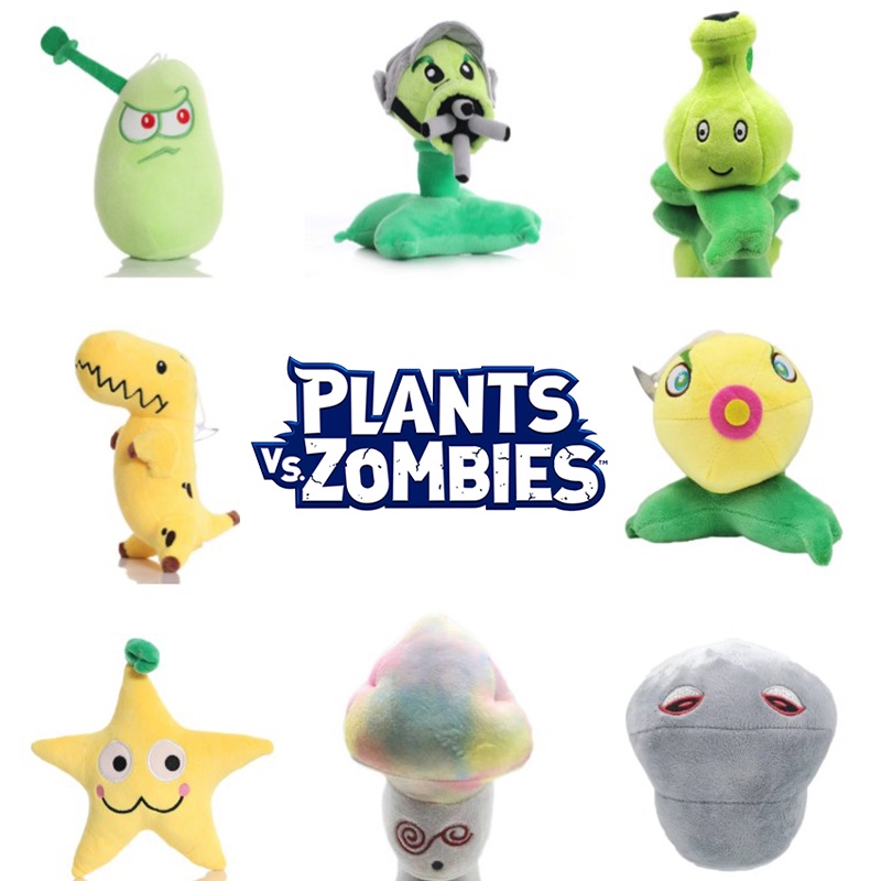 7.8in Cartoon Game New Plants VS Zombies 2 Plush Doll Toys Cute ...