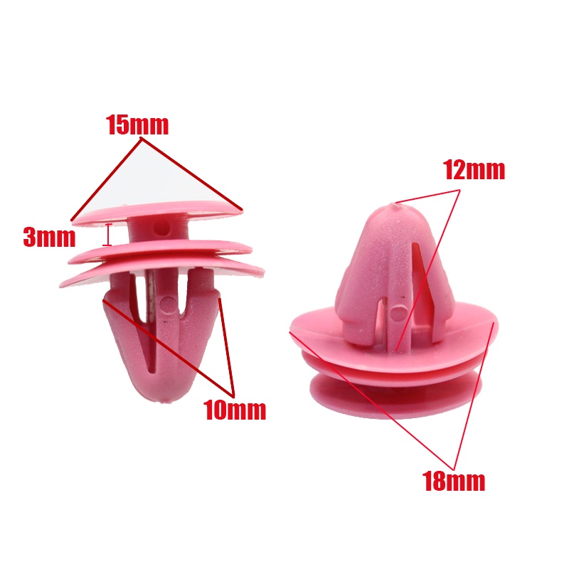 50Pcs 82315-27000 Car Trim Panel Clips Fastener Rivet Retainer Clips ...