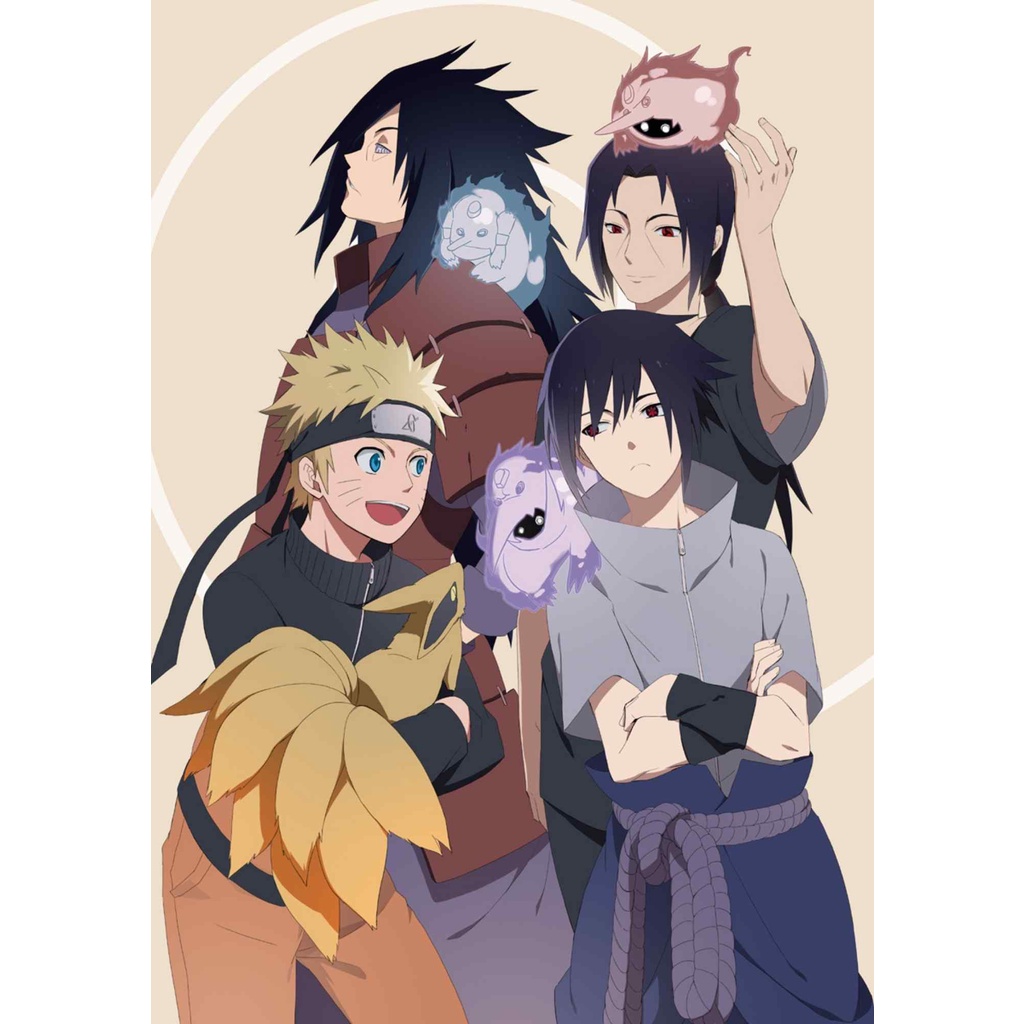 Naruto Shippuden Anime Poster A4 Size | Shopee Philippines
