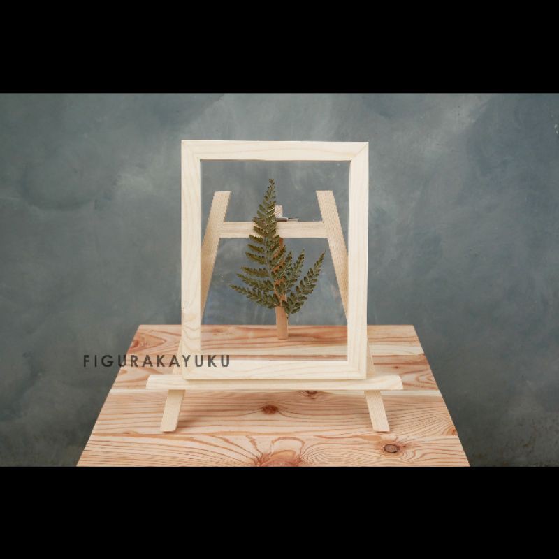 KAYU Wooden Figura / Double Glass Figura / Wooden Frame / Acrylic ...