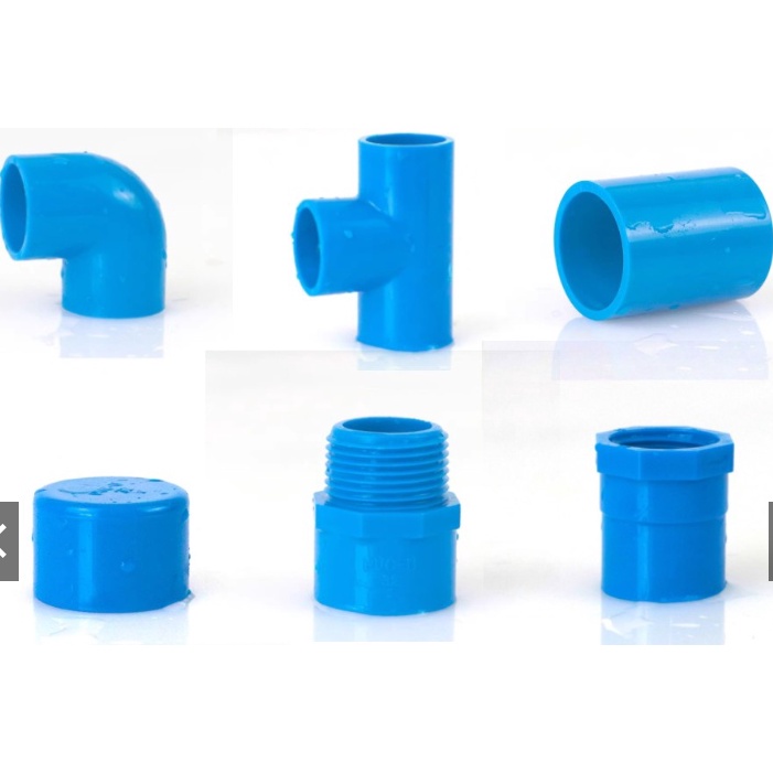 CCS PVC Blue Fittings EIbow, Tee, Coupling, Cap, Plug, Male Adaptor ...