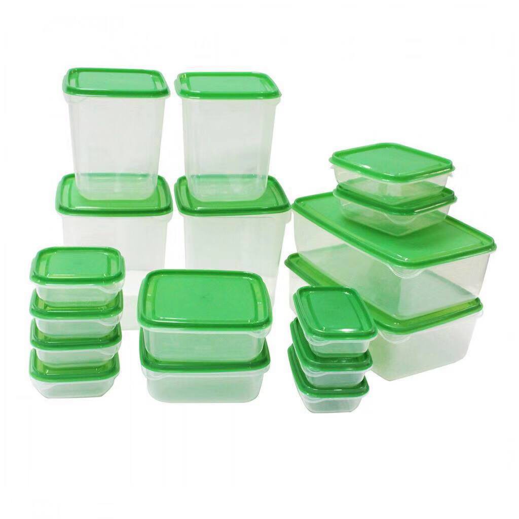 Fashion King #Plastic Kitchen Food Container Set of 17 | Shopee Philippines