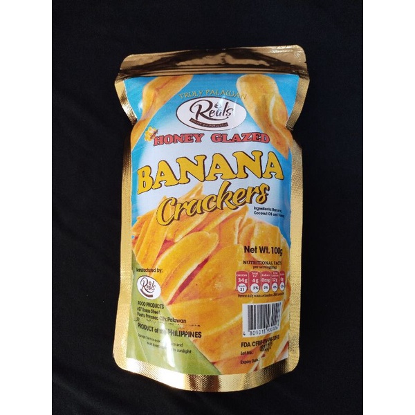 Palawan's Banana Crackers/ Chips (100g) | Shopee Philippines