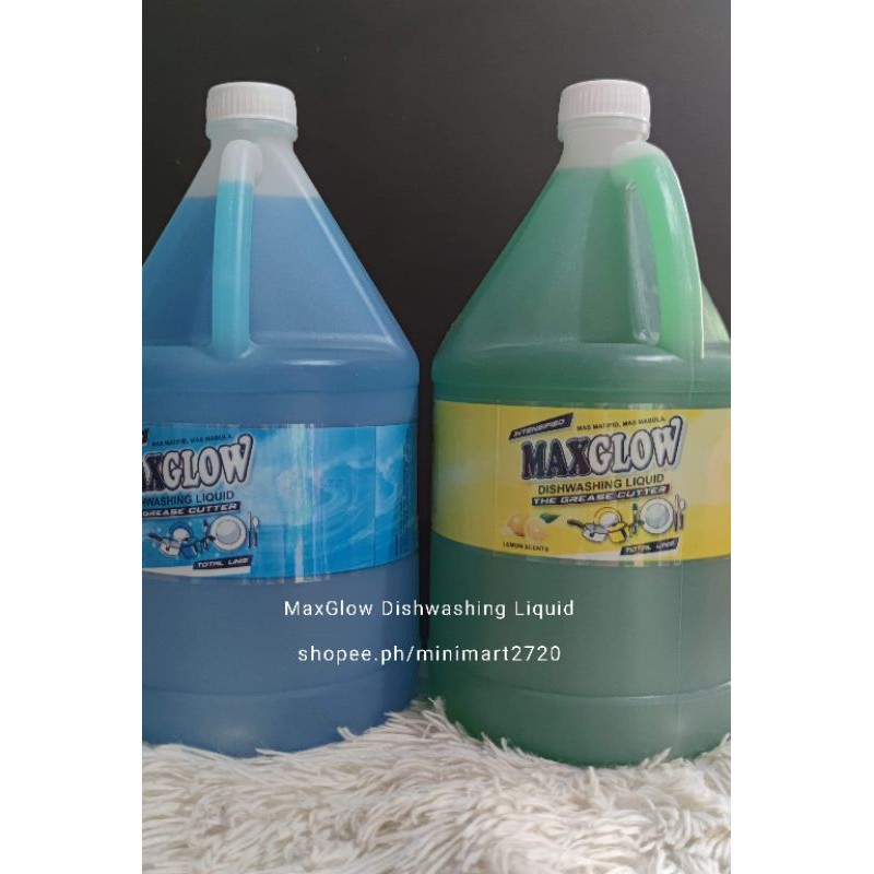 MaxGlow Dishwashing Liquid One (1) Gallon | Shopee Philippines