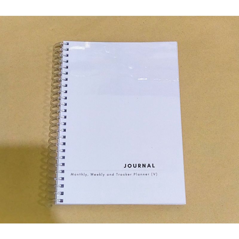 Simple Planner Journal | Monthly, Weekly and Tracker (V) | Undated ...