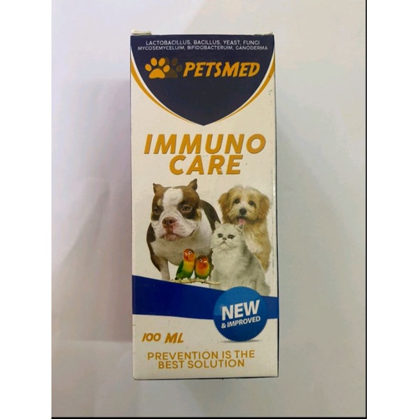PETSMED IMMUNO CARE SYRUP 100mL Immunocare Mypetsmed | Shopee Philippines