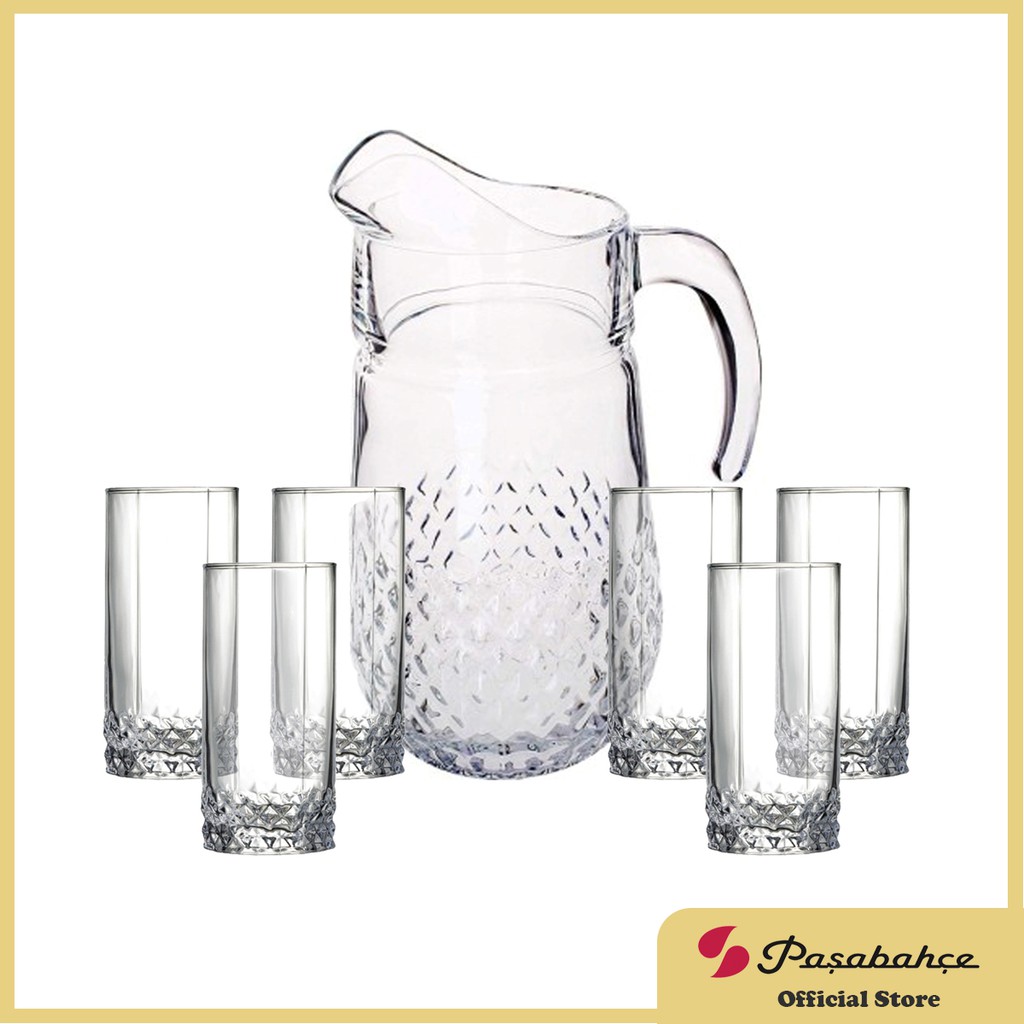 Pasabahce Samba Water Glass Set of 7 (97675) | Shopee Philippines