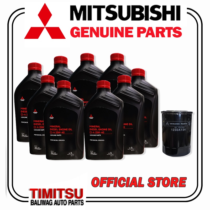 CHANGE OIL BUNDLE MINERAL DIESEL ENGINE OIL CI-4 15W- PAJERO SPORT ...