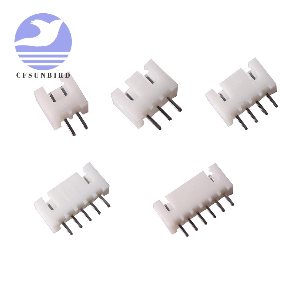 XH 2.54mm Spacing Series Straight Needle Seat Jst Xh Connector White XH-2A XH-10A XH2.54-2P 10P ...
