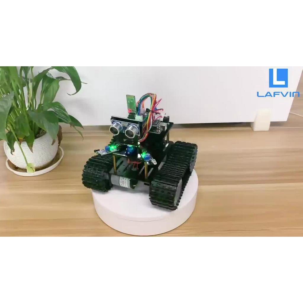 LAFVIN DIY Mini Tank Programming Robot Car Kit For Arduino Uno | Shopee ...