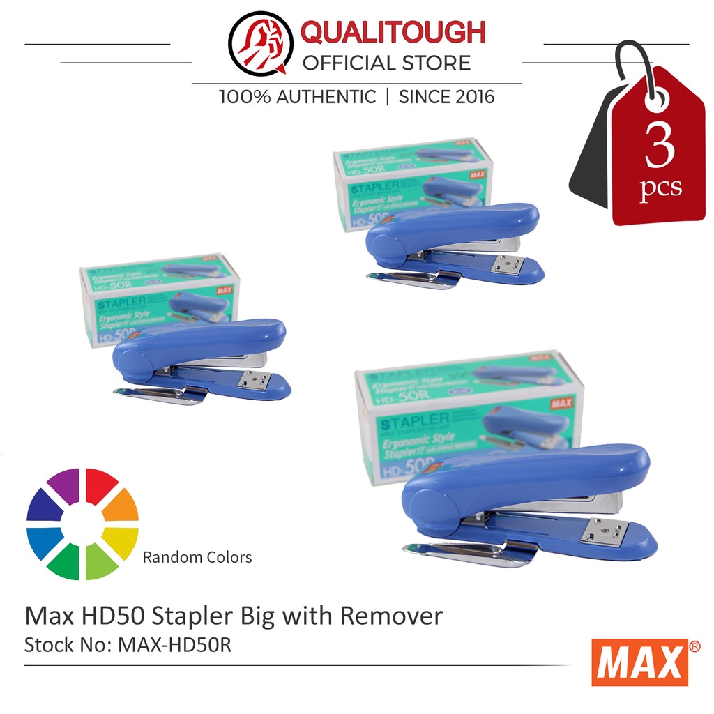 3pcs Max HD50R Stapler Big (with Remover) [MAX-HD50R] | Office and ...