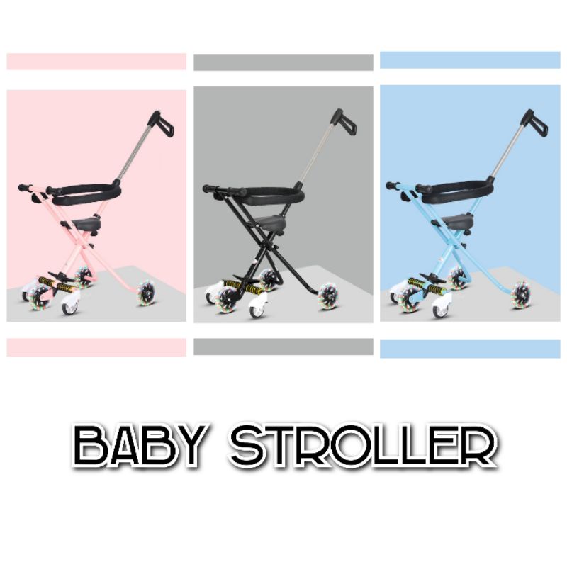 SMILE Stroller Foldable Five Wheels Baby Stroller Bike Stroller 5 wheels HIGH QUALITY LW001 ...