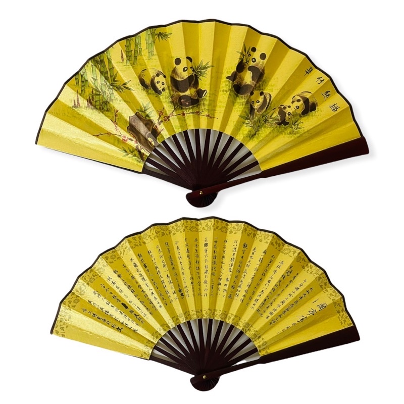 Folding Fan with Chinese Traditional Painting,Bamboo Fabric Hand Fans ...