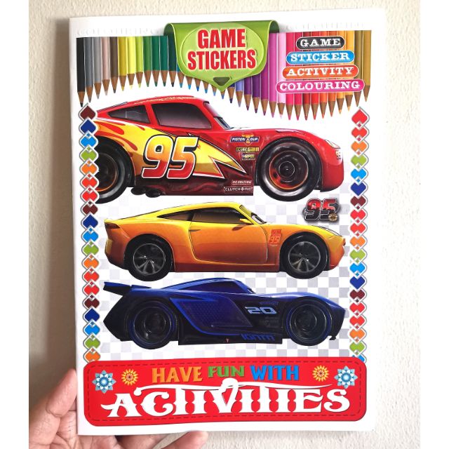 Disney Cars Activities, Activity & Coloring Book for kids/preschool ...
