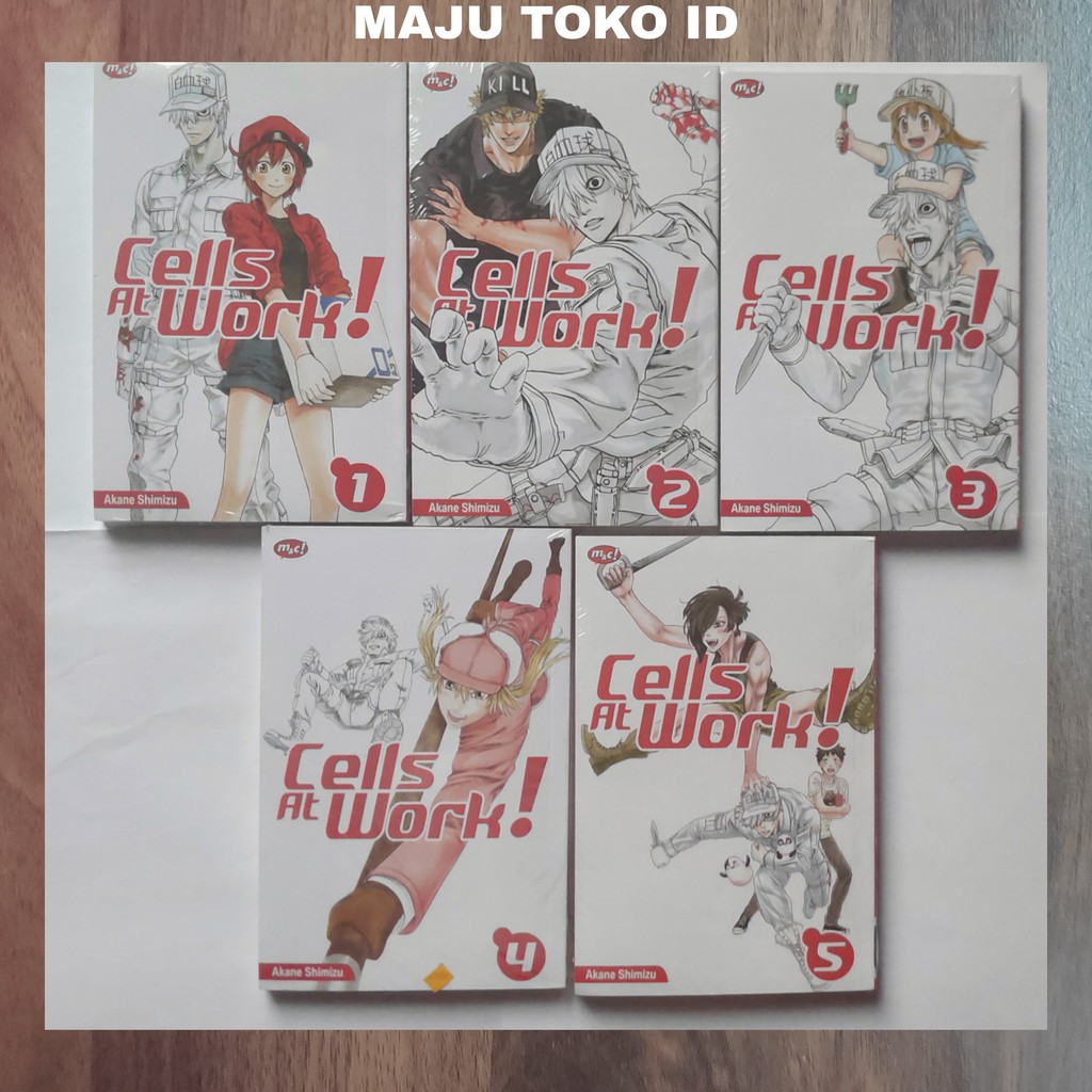 Cells At Work Comic! Vol 1-5 SET Manga (ORIGINAL & SEALED) | Shopee ...