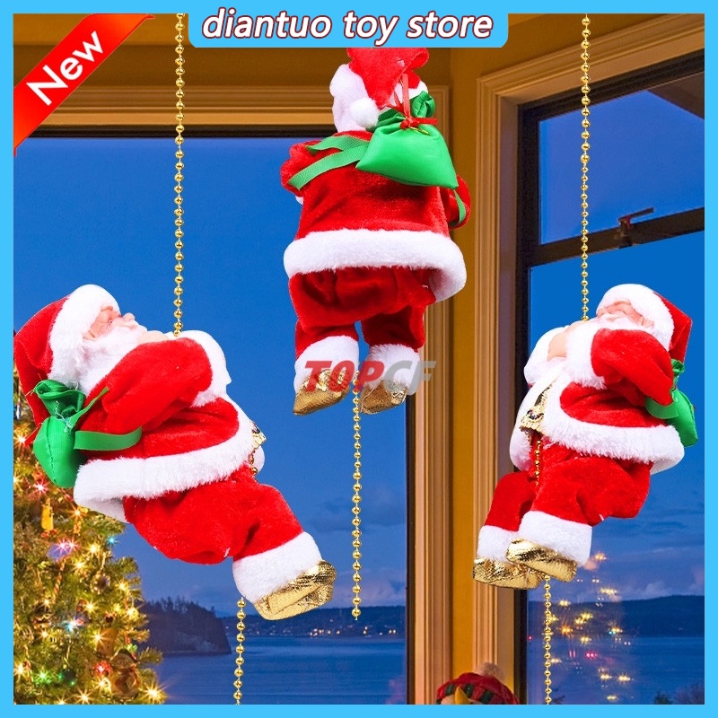 TIKTOK Santa Claus Music Climbing Rope Toys Christmas Gifts Christmas ...