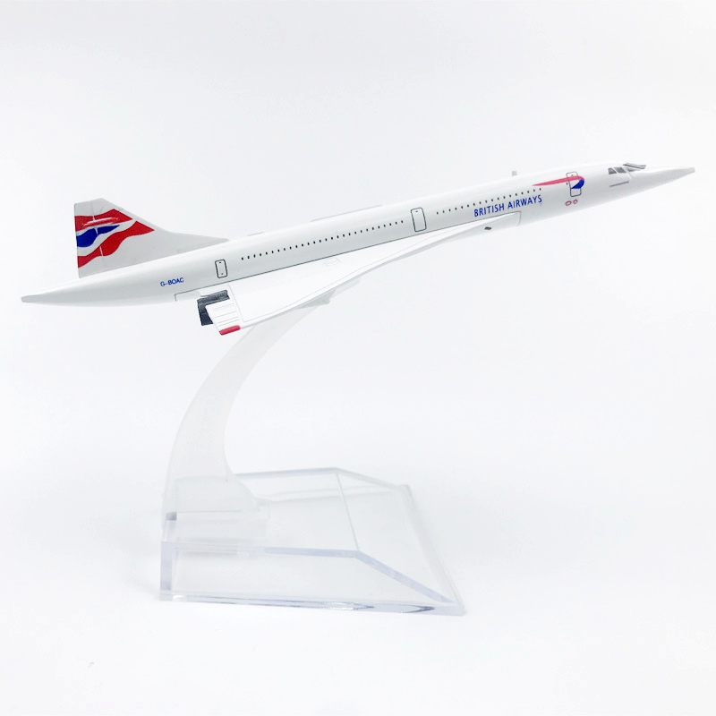 1/400 Air France Concorde Plane Diecast Metal Aircraft Model British ...