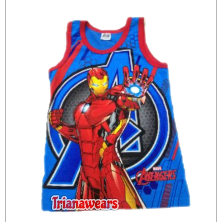 Trianawears Iron man Sando For kids Character Print Top Sleeveless For ...
