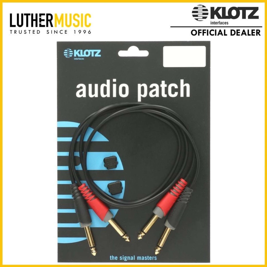 [OFFICIAL DEALER] Klotz AT-JJ0300 Unbalanced Stereo Twin Cable With ...