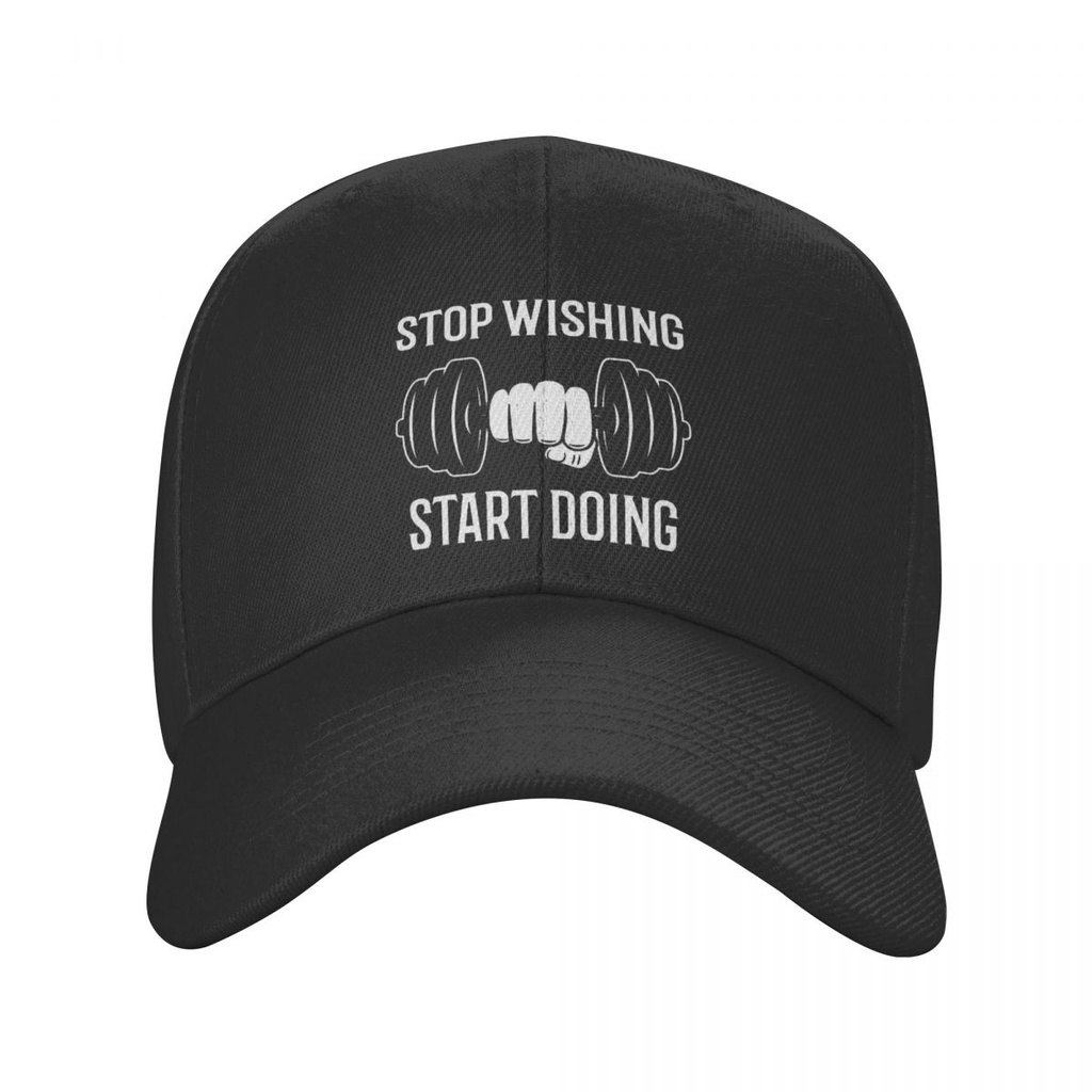 2022 Stop Whining Start Doing Gym Sport Baseball Cap Adjustable ...