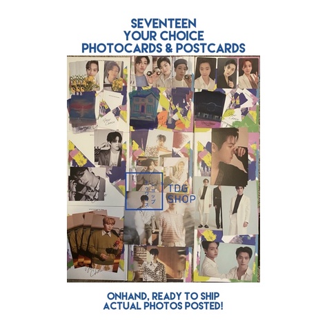 SEVENTEEN Your Choice Photocards & Postcards | Shopee Philippines