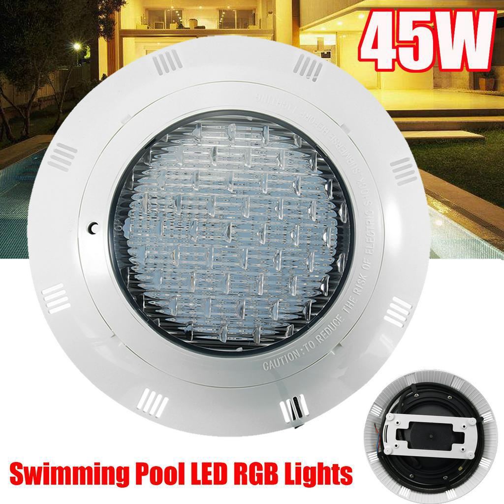 45W AC12V LED RGB Swimming Pool Light with Remote Controller Waterproof IP68 Submersible Light ...