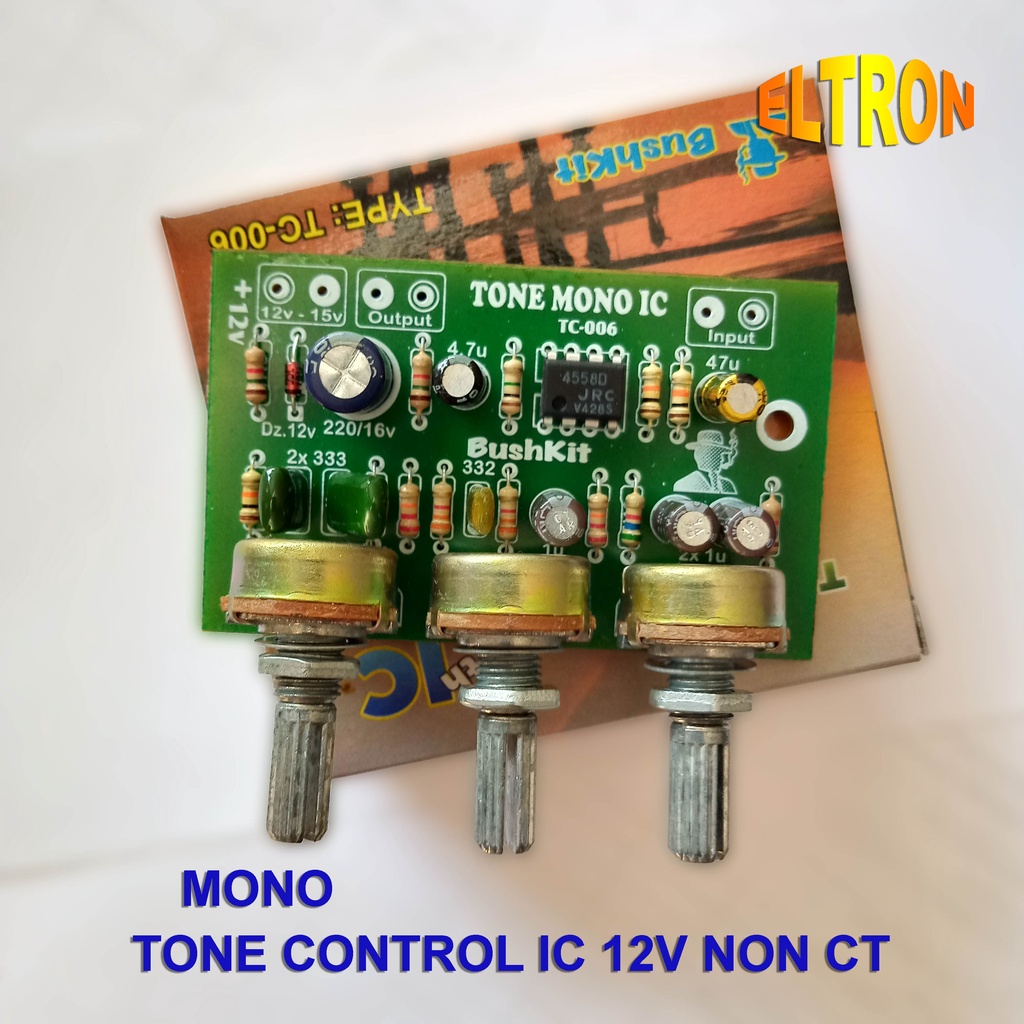Tone Control IC Mono DC 12V to 15V Kit | Shopee Philippines