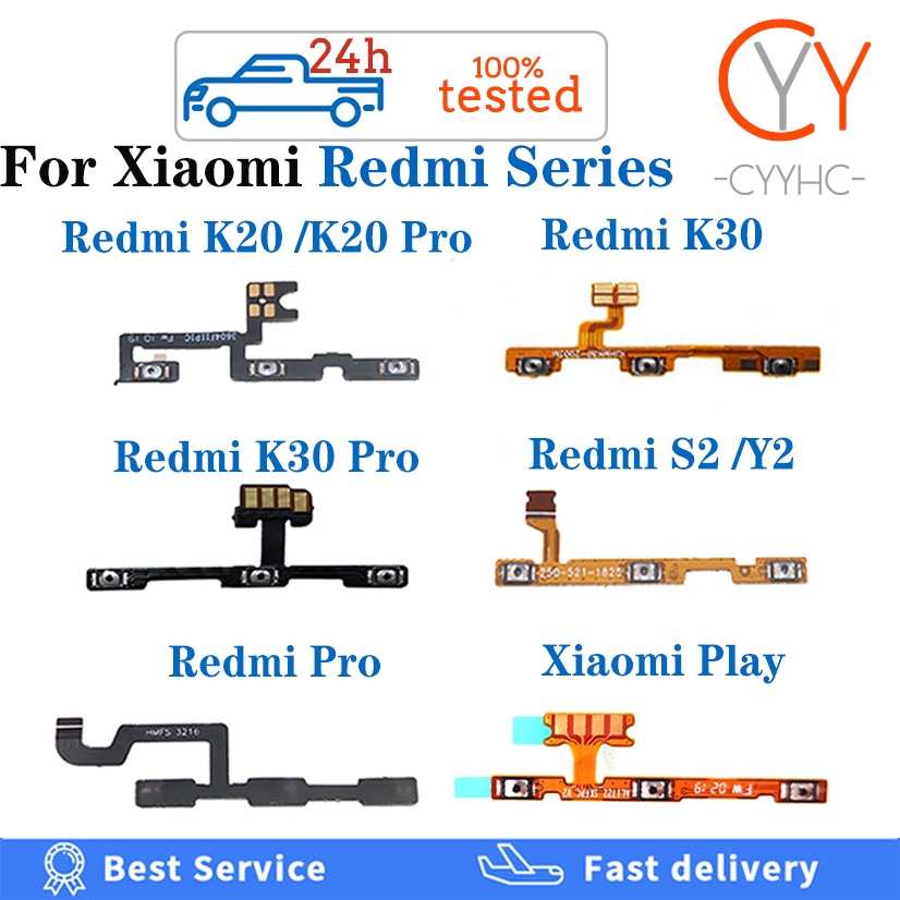 Volume Button Power Switch On Off Button Flex Cable For Xiaomi play ...