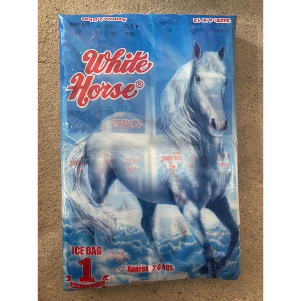 White Horse Plastic Yelo Plastic Ice size 4 x12 (Sold 5Packs) | Shopee ...