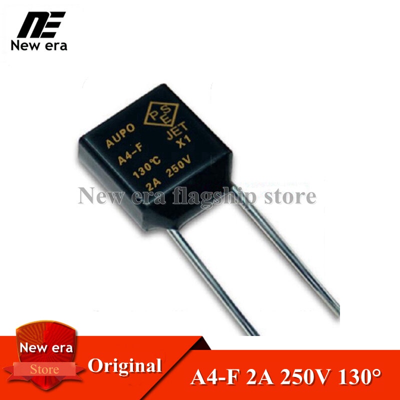 10pcs Original Aupo A4-F 2A 250V Thermal Fuse Cutoff 130 Degrees ...