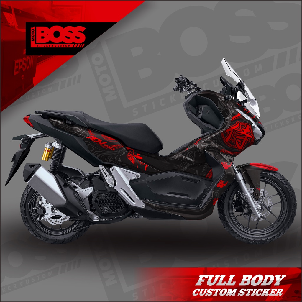 Decal Sticker Sticker Sticker Honda ADV 150 Full Body Motif XMRacing ...