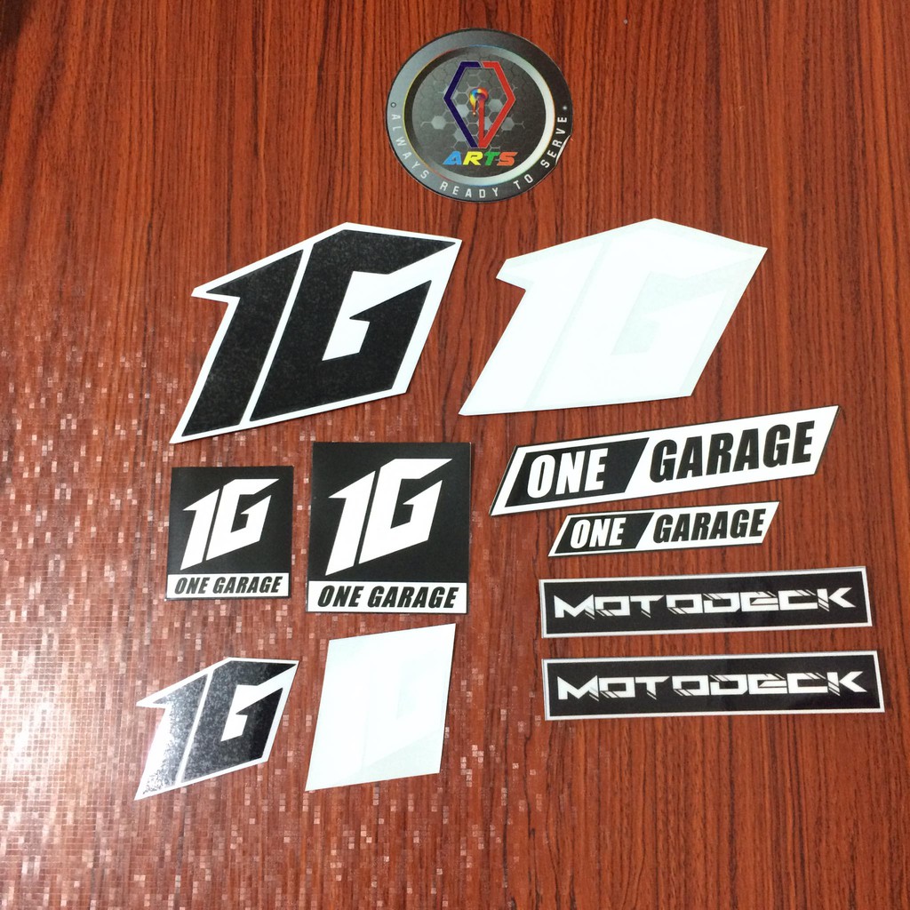 1G Sticker : Customized Motorcycle Decals, Laminated, NO Fade | Shopee ...