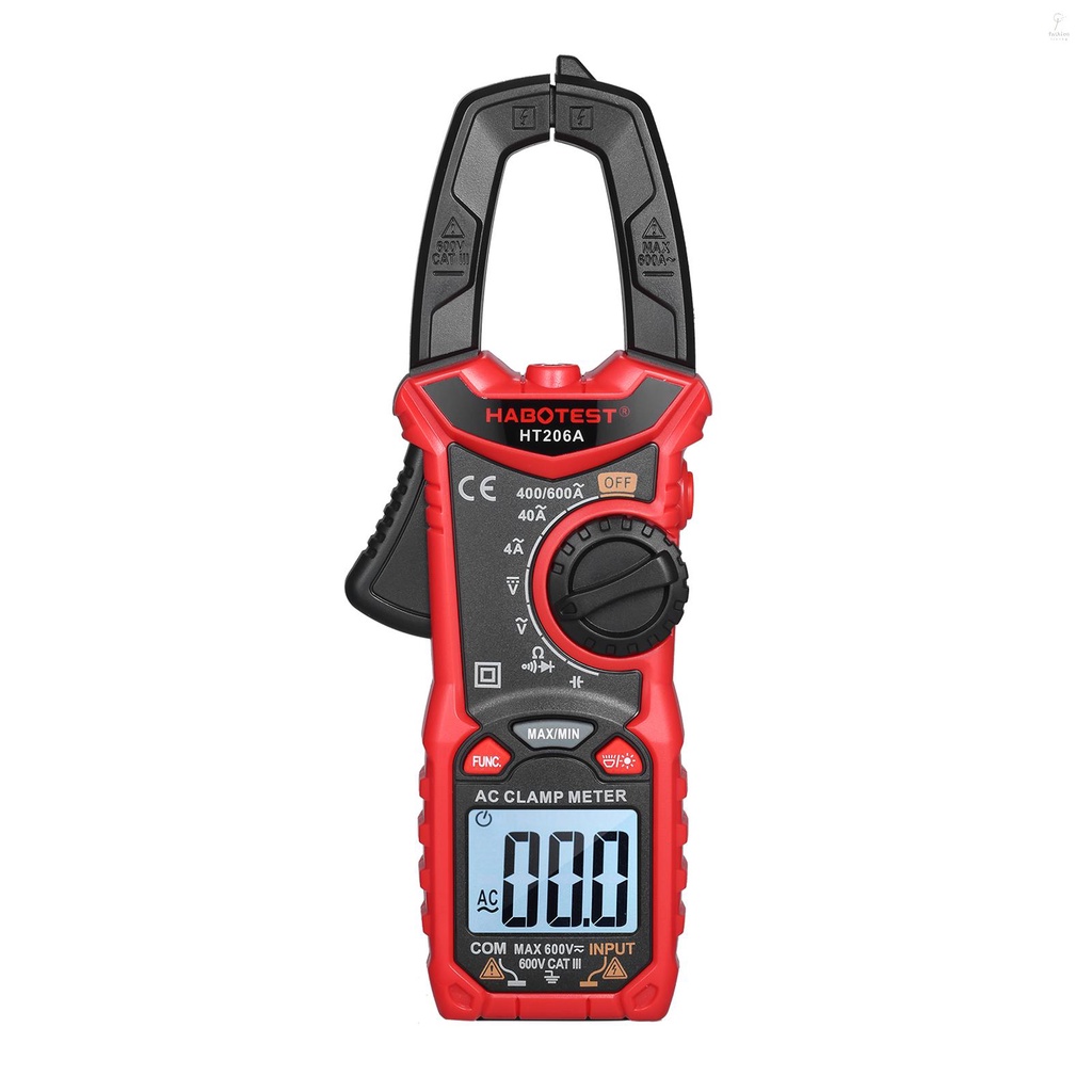 FLP HABOTEST Digital Clamp Meter Auto Range Multimeter Voltmeter ...