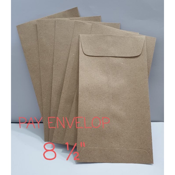 Coin Envelop 8½" Kraft by 50's | Shopee Philippines