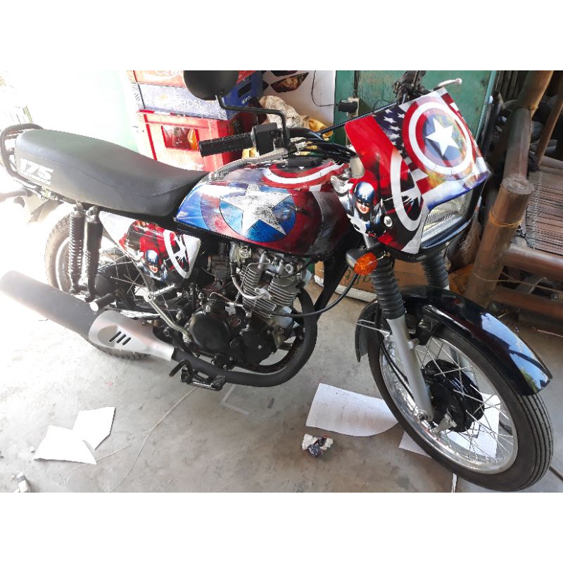 Barako Motorcycle full decals laminated | Shopee Philippines