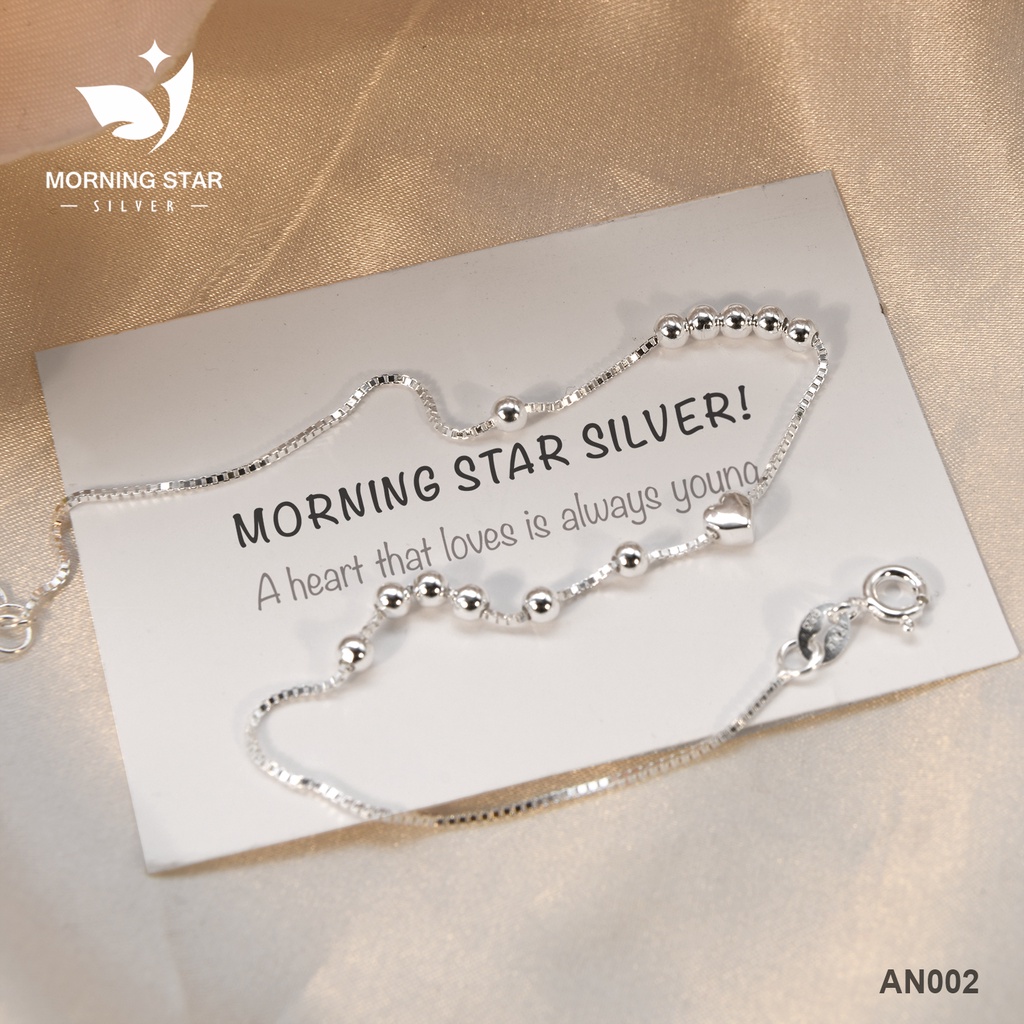 Morning Star (2022) 925 Italy Silver LADIES ANKLET Women Elegant Anklet ...