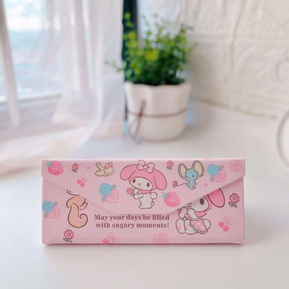 Hello Kitty, My Melody & Little Twin Stars Folding Eyeglass Case ...