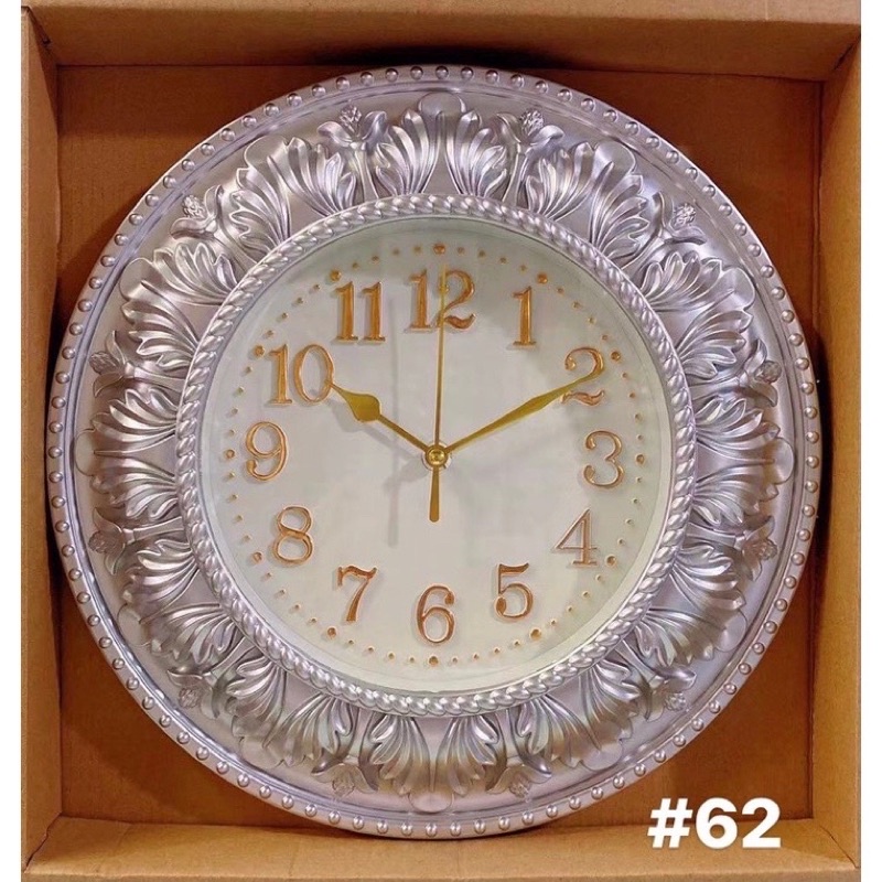 European style retro clock living room wall clock | Shopee Philippines