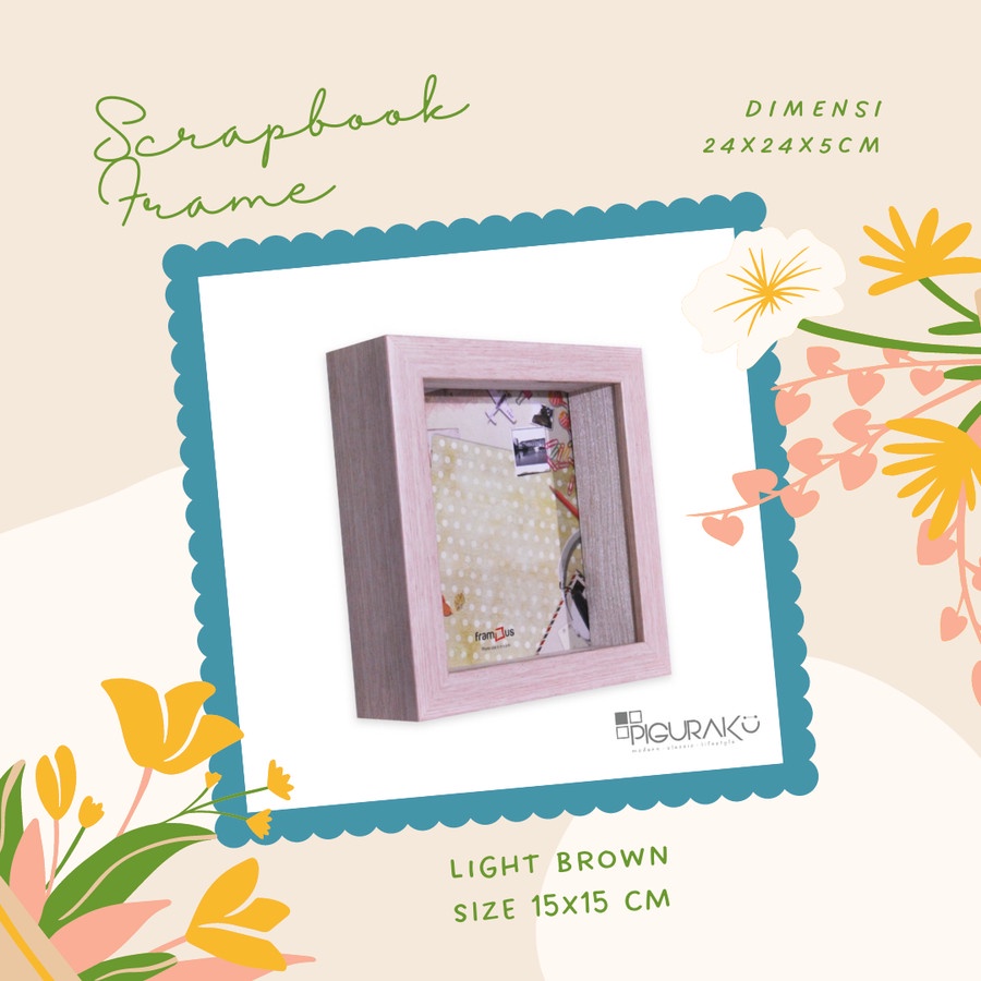 3d Frame Size 15x15 Cm - 3D Frame/3D Frame | Shopee Philippines