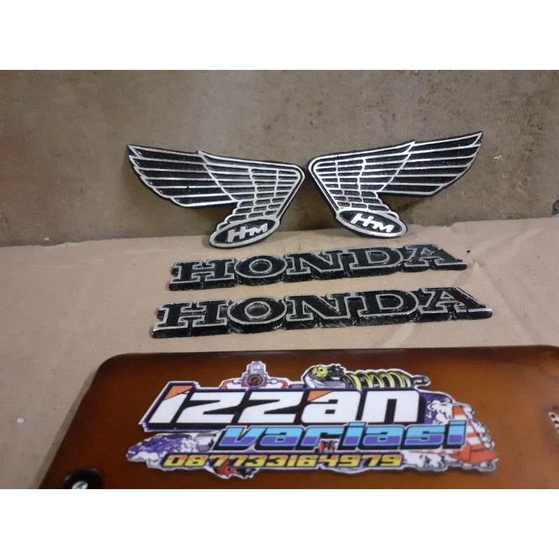 Honda honda Modified Tank logo logo Car Stickers Body logo | Shopee ...