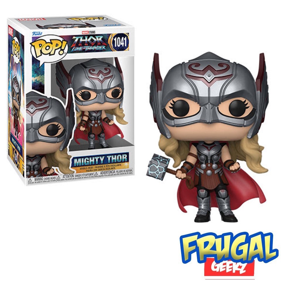 Funko Pop! Thor: Love and Thunder - MIGHTY THOR bobble-head figure ...